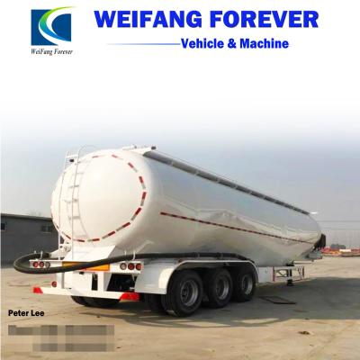 China China 45cbm 59t 3axles Bulk Cement Powder Tank Semi Trailer for sale