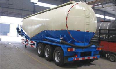 China Tri-Axle Bulk Cement Trailer Powder Tank Semi Trailer/Bulk Cement Semi Trailer 3 Axles 45m3 Silo Tanker Bulk Cement Semi Truck Trailer for sale