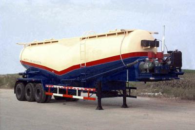 China Tri-Axle 30-70m3 Bulk Cement Truck Trailer Powder Tank Semi Trailer 3 Axles 42cbm Cement Silo Trailer Cement Bulker Tank Semi Trailer for sale