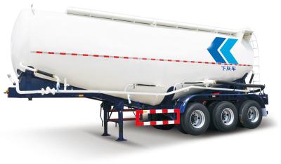 China Forever Factroy Price Bulk Cement Tank Semi Trailer with V-Shape 3-Axle 36-60m3 Powder Tanker Truck Bulk Cement Tank Trailer for sale