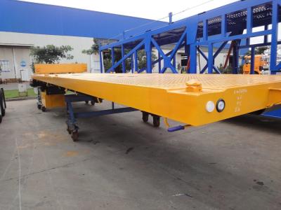 China Hot Sale Low Flat Bed Semi Trailer/Truck Trailer for sale