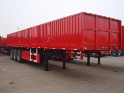 China Low Price Cargo Side Wall Truck and Trailer for Multipurpose 3 Axles 50 Tons Detachable Dropside Cargo Semi Trailer for sale