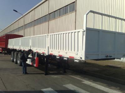 China Low Priceside Wall Cargo Semi Trailer 4 Axle Side Wall/Fence/Stake Truck Semi Trailer for Cargo Transport for sale