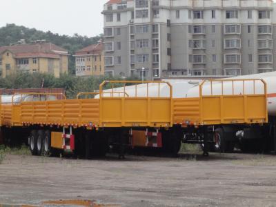 China Compartment Side Wall Cargo Truck Semi Trailer 2 Axles 40t 60tons High Side Wall Cargo Semi Trailer with Bogie Suspension for Sudan for sale