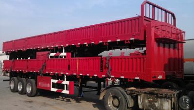 China Payload Side Wall Semi Trailer for Bilk Cargo Transport with Factory Price 2 Axles 40t 60tons High Side Wall Cargo Semi Trailer with Bogie Suspension for Sudan for sale