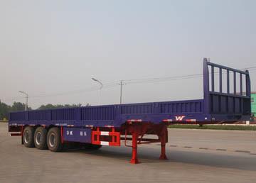 China 3 Axle Enclosed Side Wall Cargo Semi Trailer for Sale 3axle 20-40FT Flatbed Truck Cargo Side Wall Semi Trailer for sale
