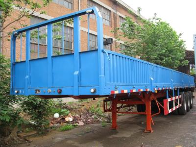 China Side Wall Cargo Truck Semi Trailer for Sale 40 Ton 3 Axles Side Door / Side Wall/Side Board/Side Drop High Bed Semi Trailer for Container and Cargo Transport for sale