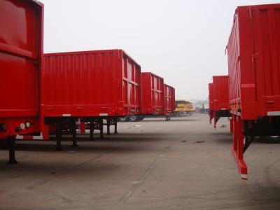 China Weifang Forever 2/3axle Side Wall Fencecargo Trailer for Sale 40FT 3 Axles Curtain Side Van Semi Truck Trailer for sale