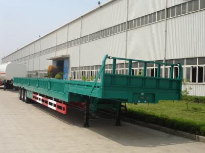 China Weifang Forever 40-60 T Cargo Transport 3 Axles Side Wall Semi Trailer for sale