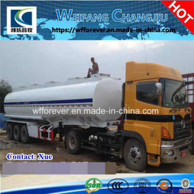 China Four Axles 5compartments 42000liter-50000liter Fuel Petro Gasoline Carbon Steel Tank Trailer for sale