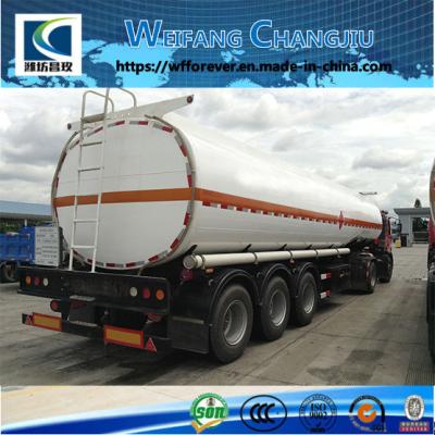 China Forever 3 Axles 50000 Litre Fuel Tanker Truck Trailer for sale