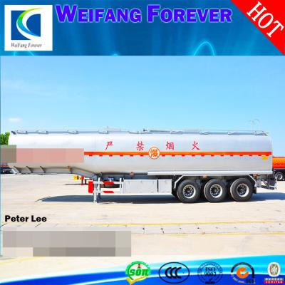 China Low Price 6 Compartments 45000L Oil Tanker Semi Trailer for sale