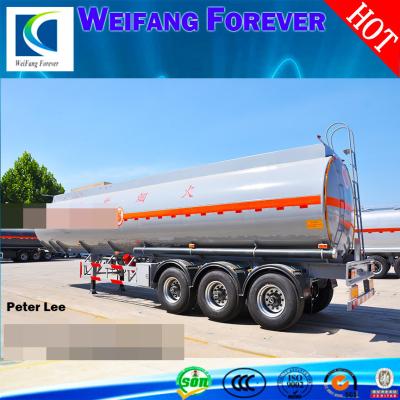 China 35cbm 3 Compartment Fuel Tanker Semi Trailer for Oil/Diesel/Crude Transport for sale