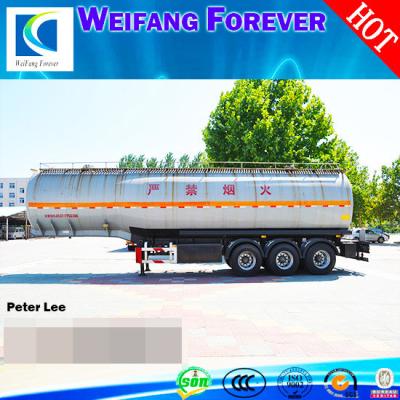 China Diesel Oil Gasoline Fuel Tanker Trailer with Fuel Sensors for sale