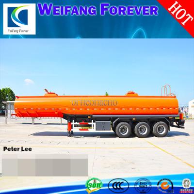 China 30000liter Fuel Oil Liquid Tanker Semi Trailer 3-Axles for sale