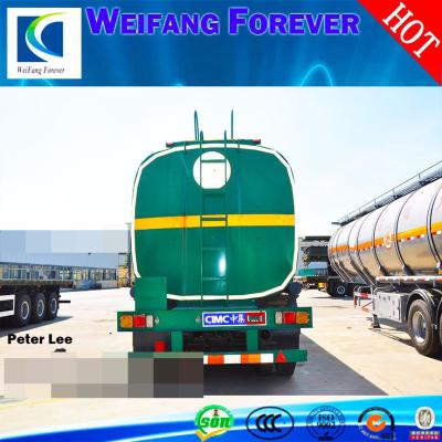 China 40cbm 3 Axle Liquid Transport Oil Fuel Tanker for sale
