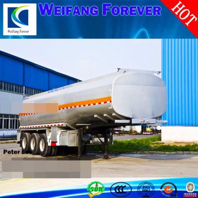 China 3 Axle Aluminium Alloy Oil Diesel Fuel Tanker for sale
