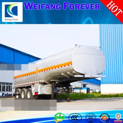 China 3axle Aluminum Alloy Oil Fuel Tanker for sale