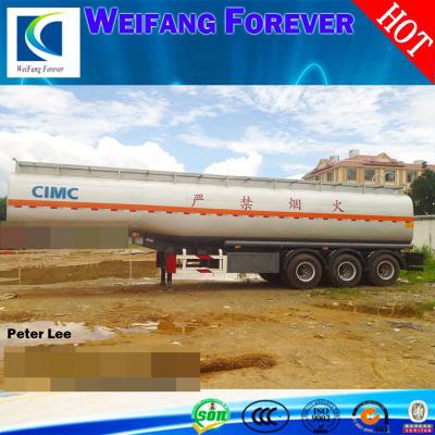 China Cimc 3axle 18-25cbm Aluminium Fuel/Oil/Gasoline Tanker for sale