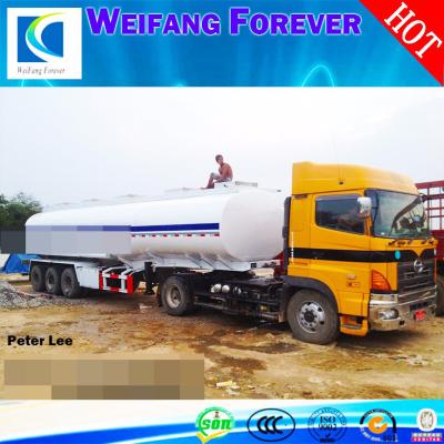 China Forever Cimc 3axle 18-25cbm Aluminium Fuel/Oil/Gasoline Tanker for sale