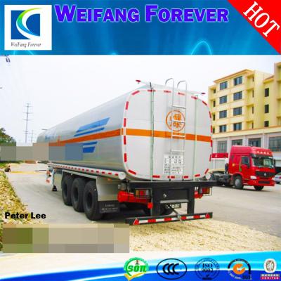 China Forever 3 Axles 46cbm Fuel/Oil Tanker Semi Trailer for Sales for sale