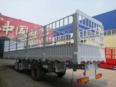 China 4 Axles 80 Tons Cargo Trailer Drop Side Fence Semi Trailer for sale