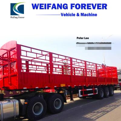 China 3 Axles Multi-Function Cargo Truck Trailer with 12 Container Locks for sale