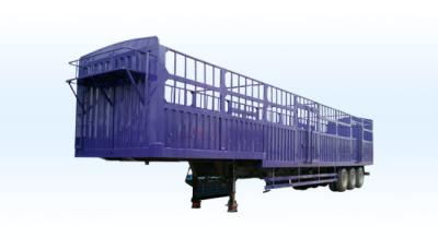 China High Wall 3 Axles Beer Transport Air Suspension Fence Trailer for sale