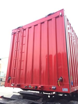 China 20FT Highwall Towing Agricultural Trailer Fence Drawbar Full Trailer for sale