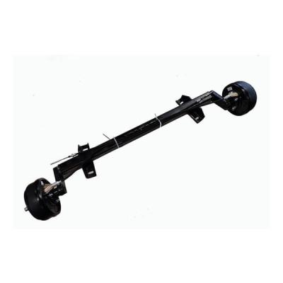 China Factory Price Square Solid Boat Trailer Half Torsion Axle Kits with Electric Brake Drum for sale