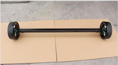 China Good Quality 6000lbs Whole Set of Trailer Axle and Wheels Trailer Brake Axle Assembly for sale