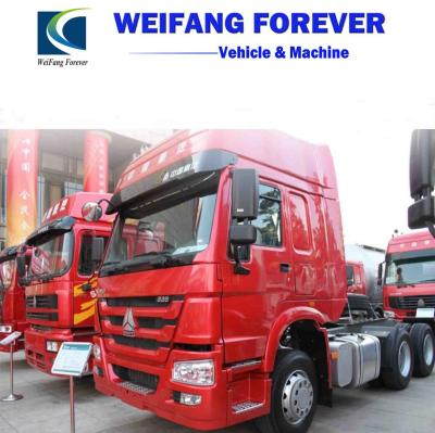China Hot Sales Sinotruk HOWO High Roof 6X4 371HP Tractor Truck 10 Wheels Prime Mover for sale