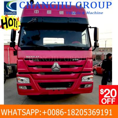 China Hot Sale 6X4 4X2 375HP 420HP 550HP Rhd LHD Used Sinotruck HOWO Tractor Head Tractor Truck with Excellent Condition Competitive Price for Africa Market for sale