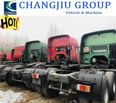 China Manual Transmission Type HOWO Used 351-450HP Tractor Head Truck Low Price on Sale for sale