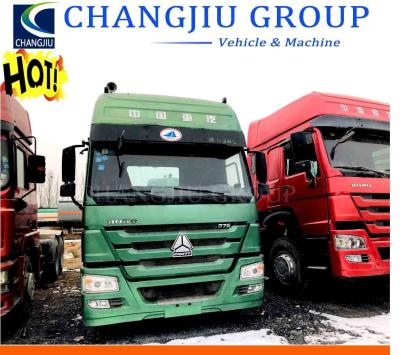China High Quality Sinotruck HOWO 6X4 Control Left Hand Drive Used Tractor Head Truck for sale