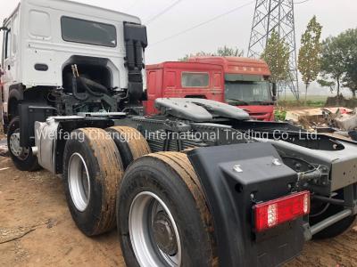 China Hot Saling Competitive Price Tractor Truck Wholesale 10 Wheels 6X4 Trailer Tractor 20 Ton 375HP Used Tractor Head for Sale for sale