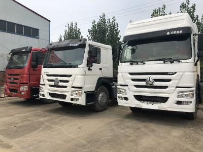 China Heavy Duty Price China Sinotruk Tractor Truck Excellent Used Hot LHD HOWO 6X4 Manual Transmission Type 371HP Trucks and Fairly for sale