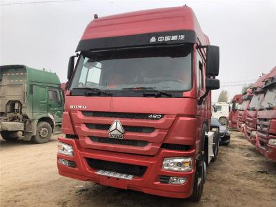 China Sinotruk HOWO 6X4 420HP Used CNG Engine Tractor Truck 40 Tons Prime Mover for sale