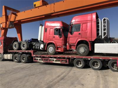 China Famous Brand Sinotruck HOWO Used 420HP LNG CNG Trailer Head Truck 6X4 for Uzbekistan for sale