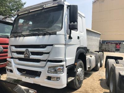 China Fast Selling Used Truck HOWO 375HP Trailer Head 6X4 Tractor Trailer Head 10tires Container Transportation Truck for sale