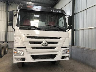 China Used Sinotruk HOWO 371HP 3 Axle Tractor Truck Head with 10 Tires for sale