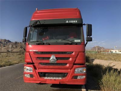 China Hot Sales Sinotruk HOWO Used CNG Truck Tractor 420HP CNG Engine Used Tractor Truck 6X4 on Promotion for sale