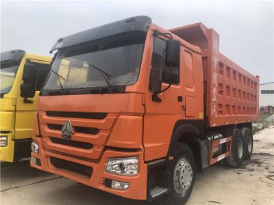 China HOWO Used Diesel Truck 10 Tires Front Tipping Truck 371HP 45 Ton Loading Capecity Mining 20cbm Truck Dump Low Price for Tanzania for sale