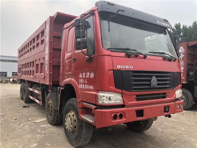 China Sinotruck HOWO Used 375HP 32cbm 12 Wheeler 50 Ton 8X4 Heavy Duty Dump Truck Tipper Truck Sand Truck Mining Truck for African Market for sale