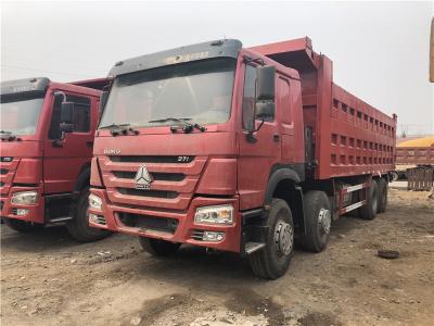China Competitive Price Used HOWO 32cbm Front Tipping Truck 12 Tyre Tipper 8X4 Mining Truck 45 Ton Heavy Dump Truck for sale