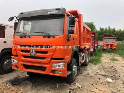 China Competitive Price 10 Wheeler Tipping Truck Fairly Used 375HP Used Chinese HOWO 2016 Model 6X4 Dump Truck for Sale in Africa for sale