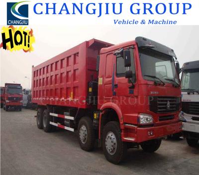 China Sinotruck Used 375HP HOWO 12 Wheels Dump Truck Tipper 8X4 41t- 50t Capacity Good Condition Low Price for Sale for sale