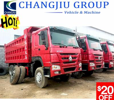 China Used Sinotruk HOWO Excellent Quality 6X4 371HP 375HP Dump Truck Left Hand Drive Rhd Widely Used Tipper Trucks Available 2015 Year for sale