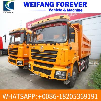 China Used 10 Wheel Shacman 6*4 Dump Truck Tipper Lorry Tip Truck Side Dump Truck for sale