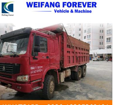 China Used HOWO 10 Wheels Dump Truck Tipper 6X4 with Good Condition for sale